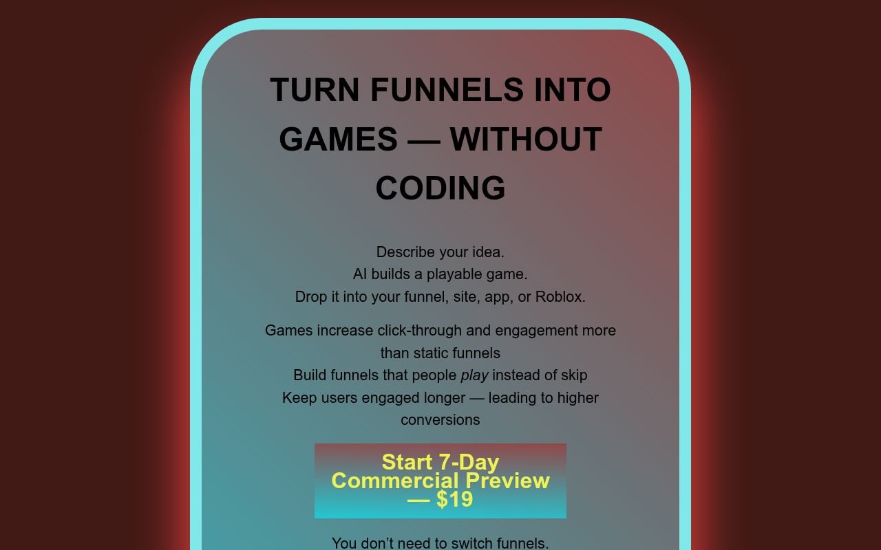 Turn Funnels Into Games — Without Coding